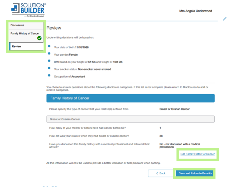 Reviewing and Quoting with Underwriting Disclosures – iPipeline ...
